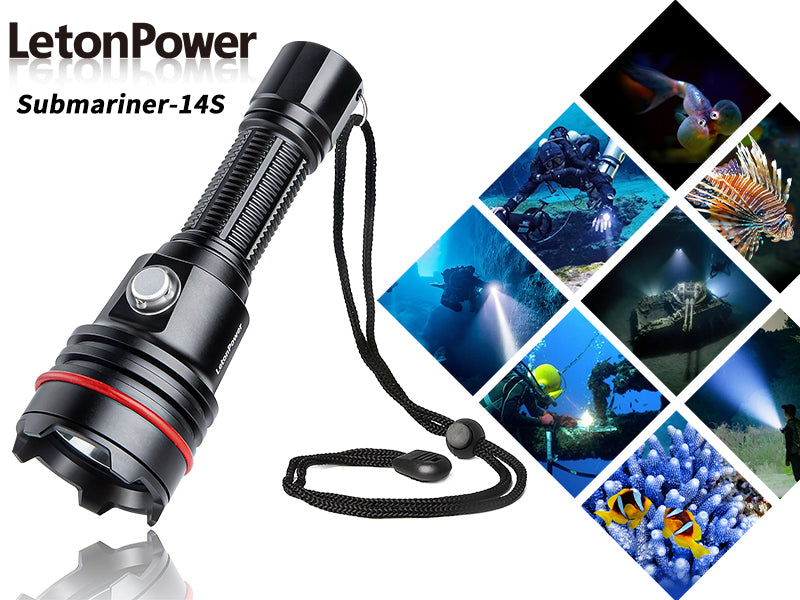 LetonPower Dive Light - Submariner-14S – Learn Scuba Chicago